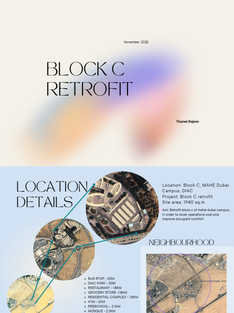 Block C Retrofit (1).Pptx | PDF | Lighting | Energy Conservation