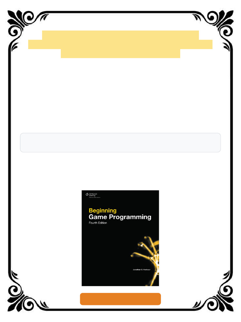 Beginning Game Programming 4th edition Edition Jonathan S. Harbour ebook downloadable view | PDF ...
