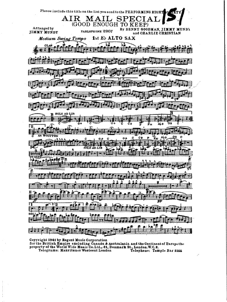 Sax Parts | PDF