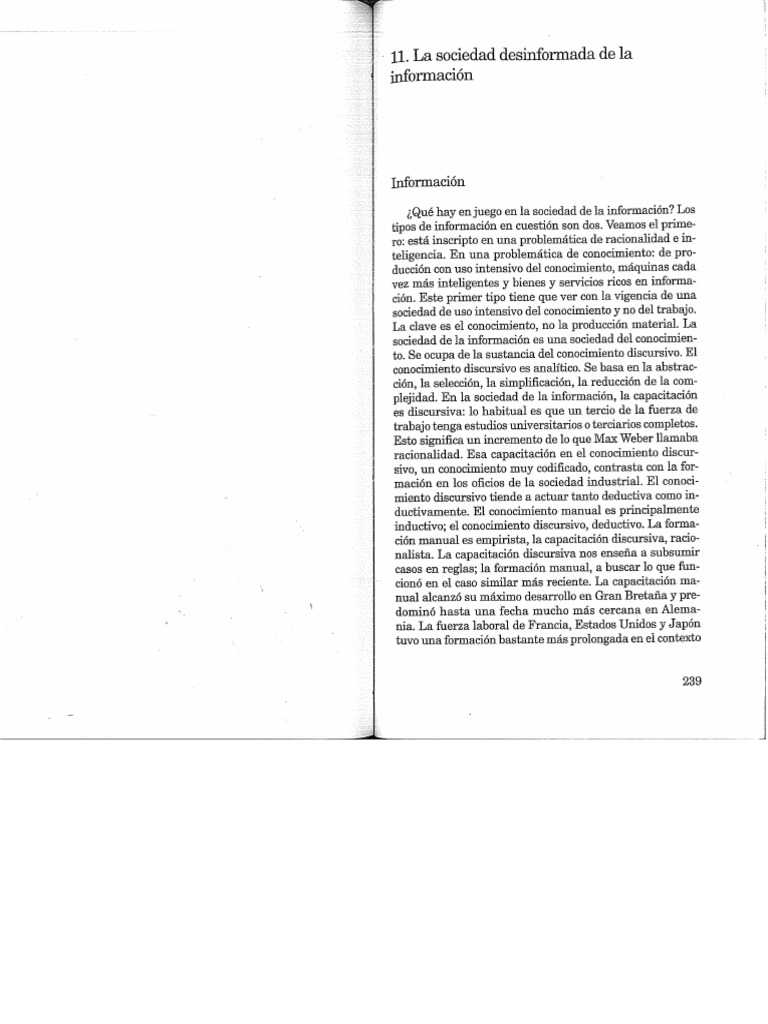 1 Scott Lash Crítica de La Información | PDF