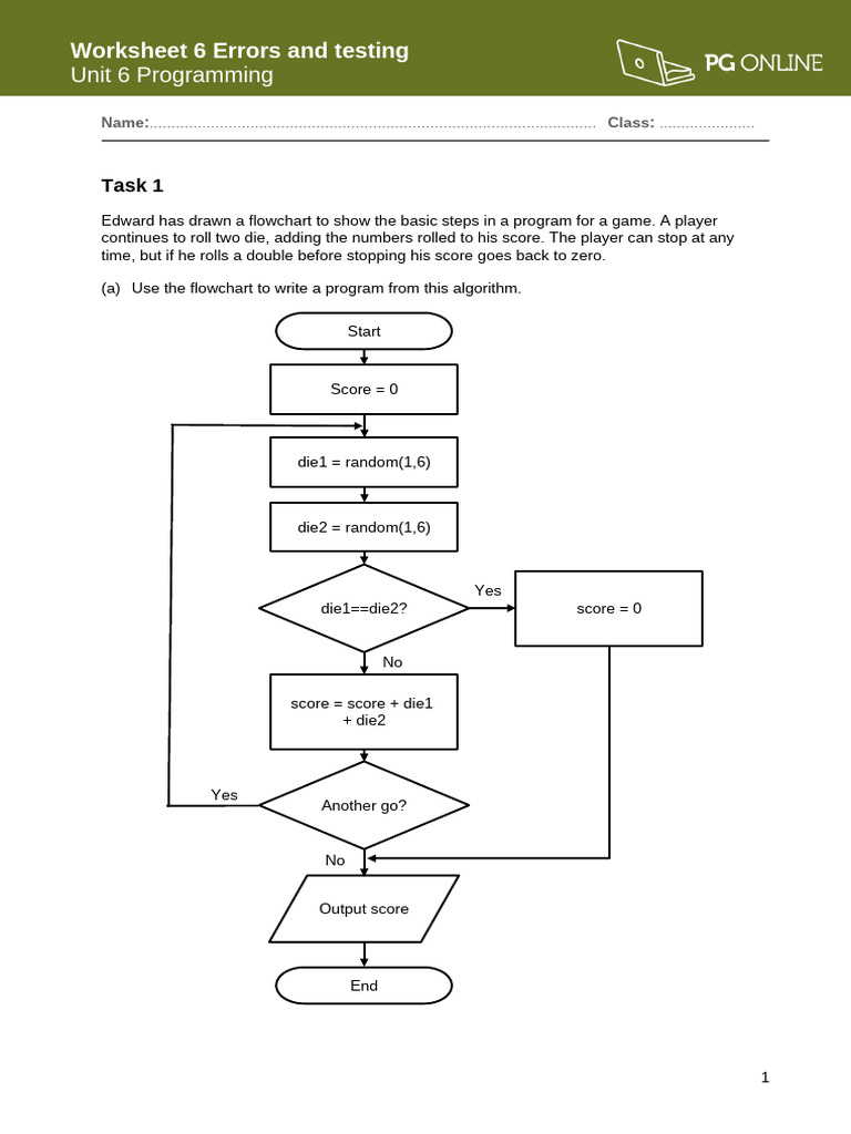 T6 Worksheet 6 (2) | PDF | Algorithms And Data Structures | Computer ...