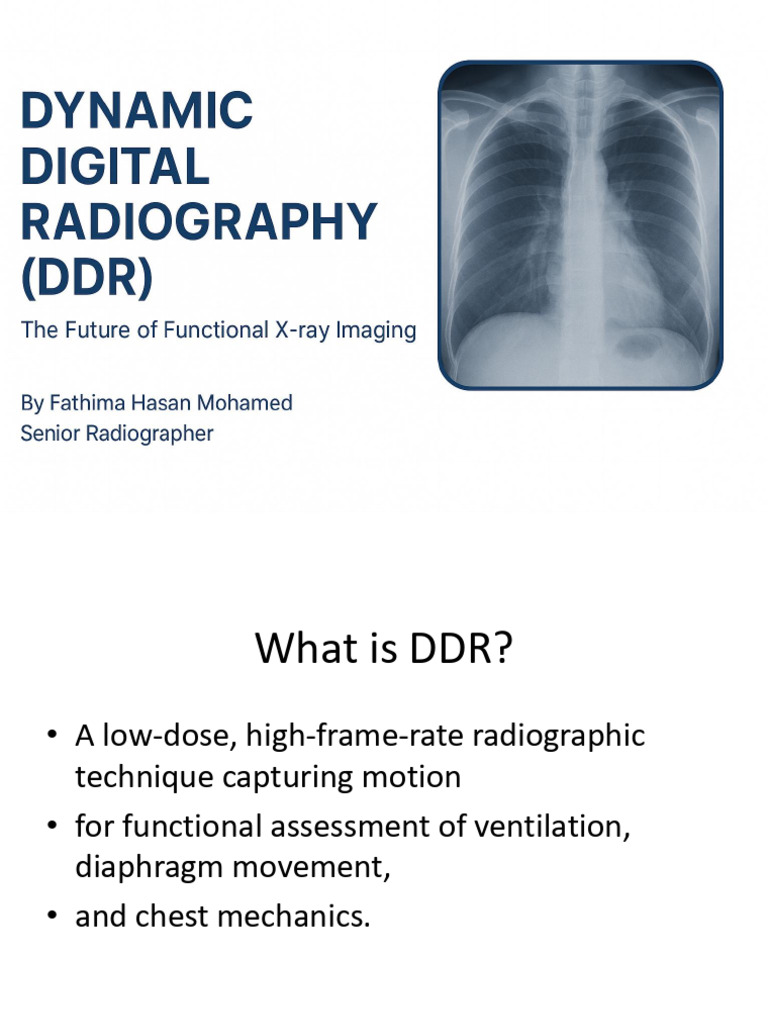 (DDR)_ a New Era in Functional X-ray Imaging | PDF