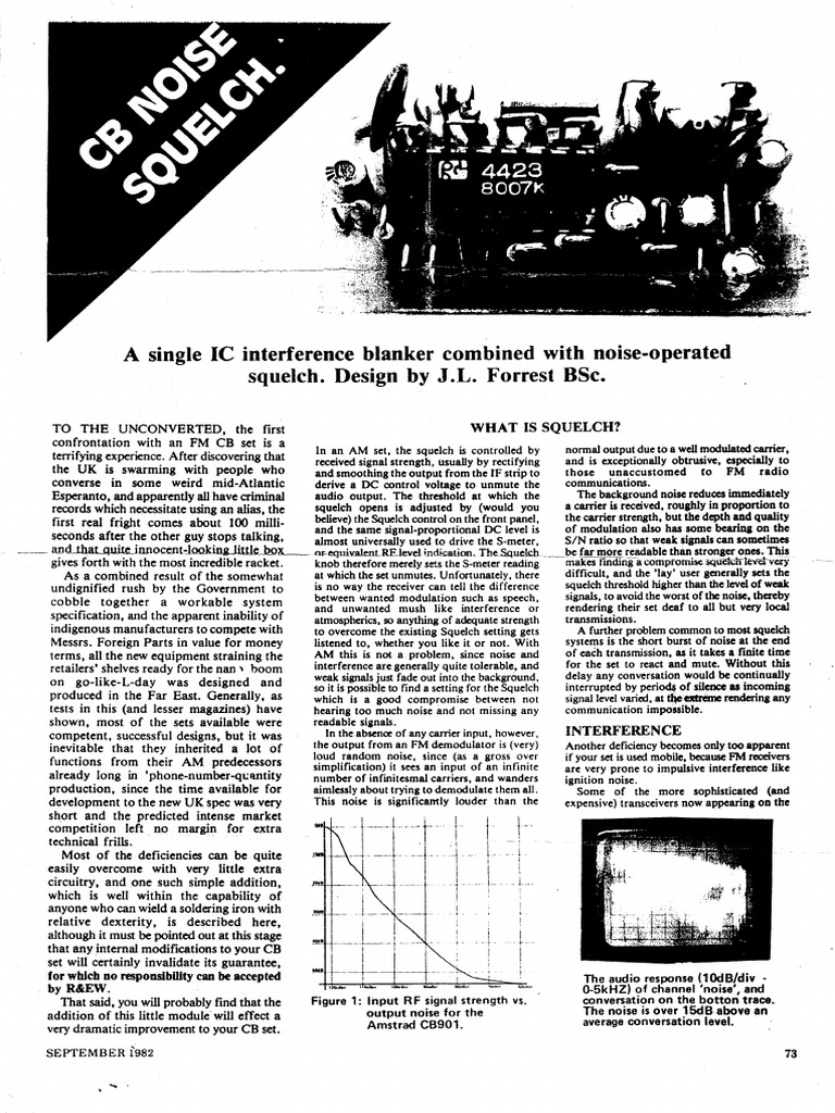 Noise Squelch | PDF