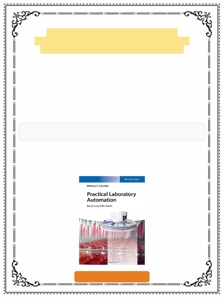 Practical Laboratory Automation Made Easy with AutoIt 1st Edition ...