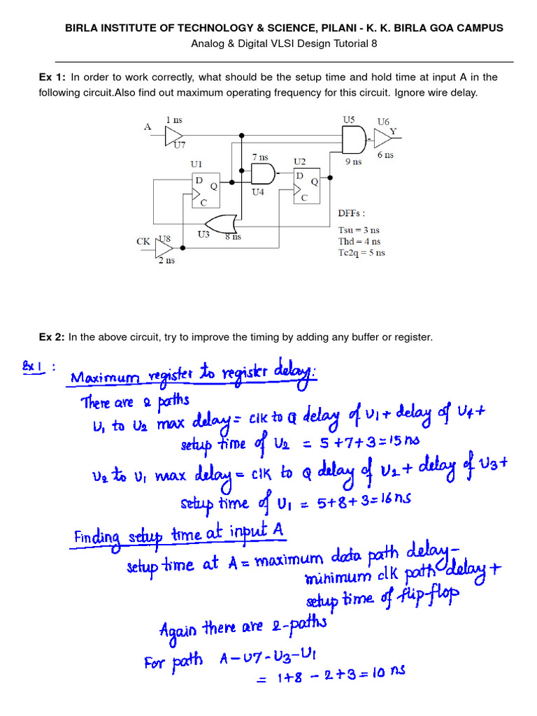 Tutorial10 Solution | PDF