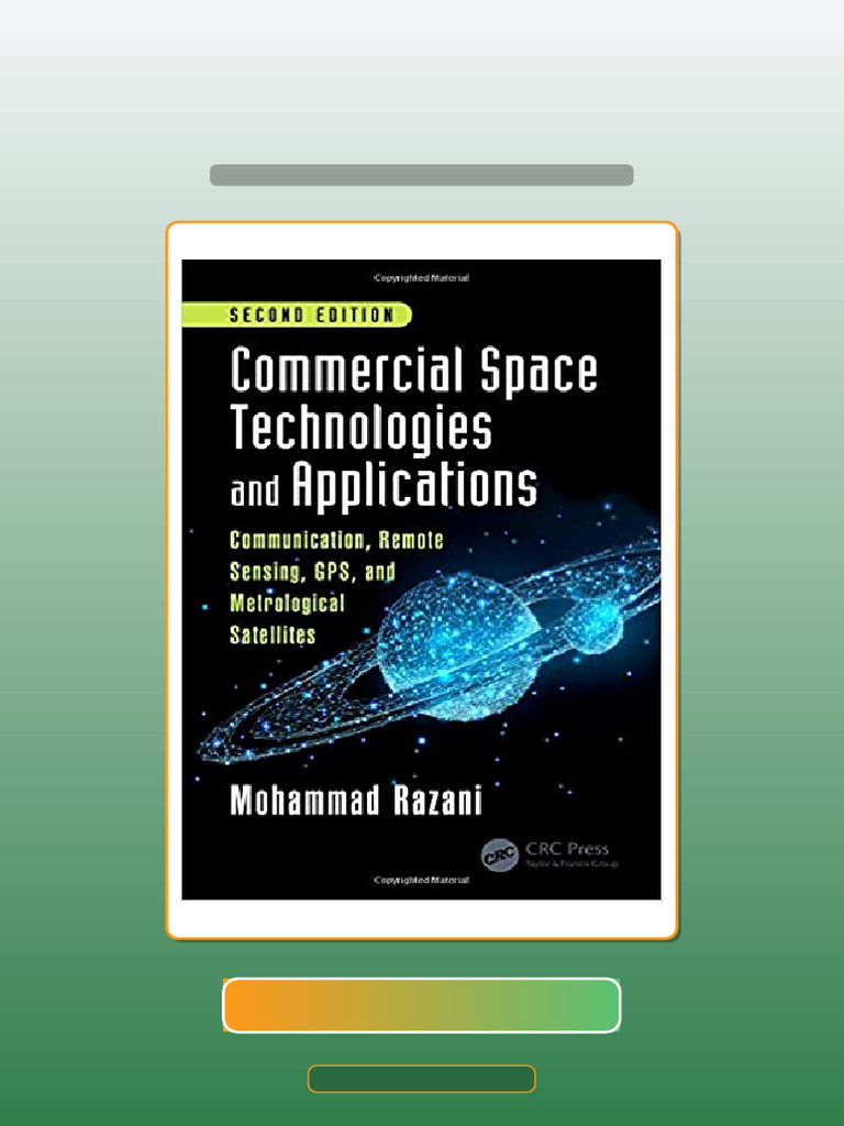 Commercial Space Technologies and Applications2nd Edition by Mohammad ...