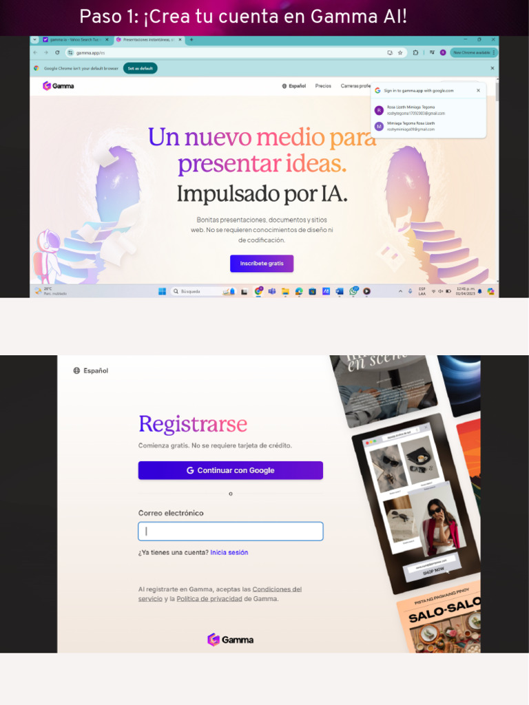 Guía para Iniciar en Gamma AI | PDF