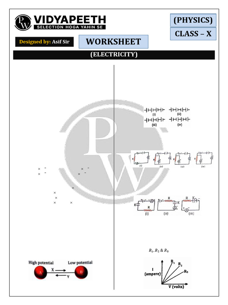 Electricity Multiple-Choice Questions | PDF | Series And Parallel ...