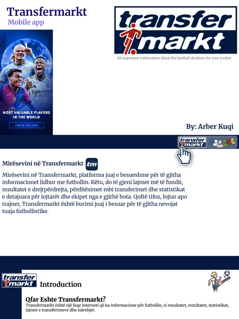 Transfermarkt App | PDF