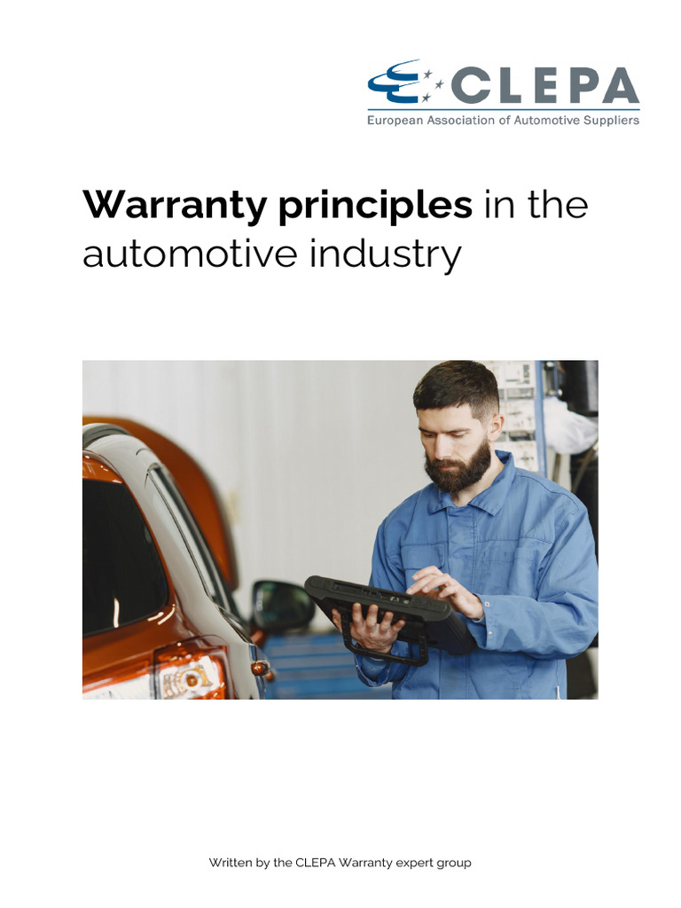 Automotive Warranty Management Principles | PDF | Supply Chain ...