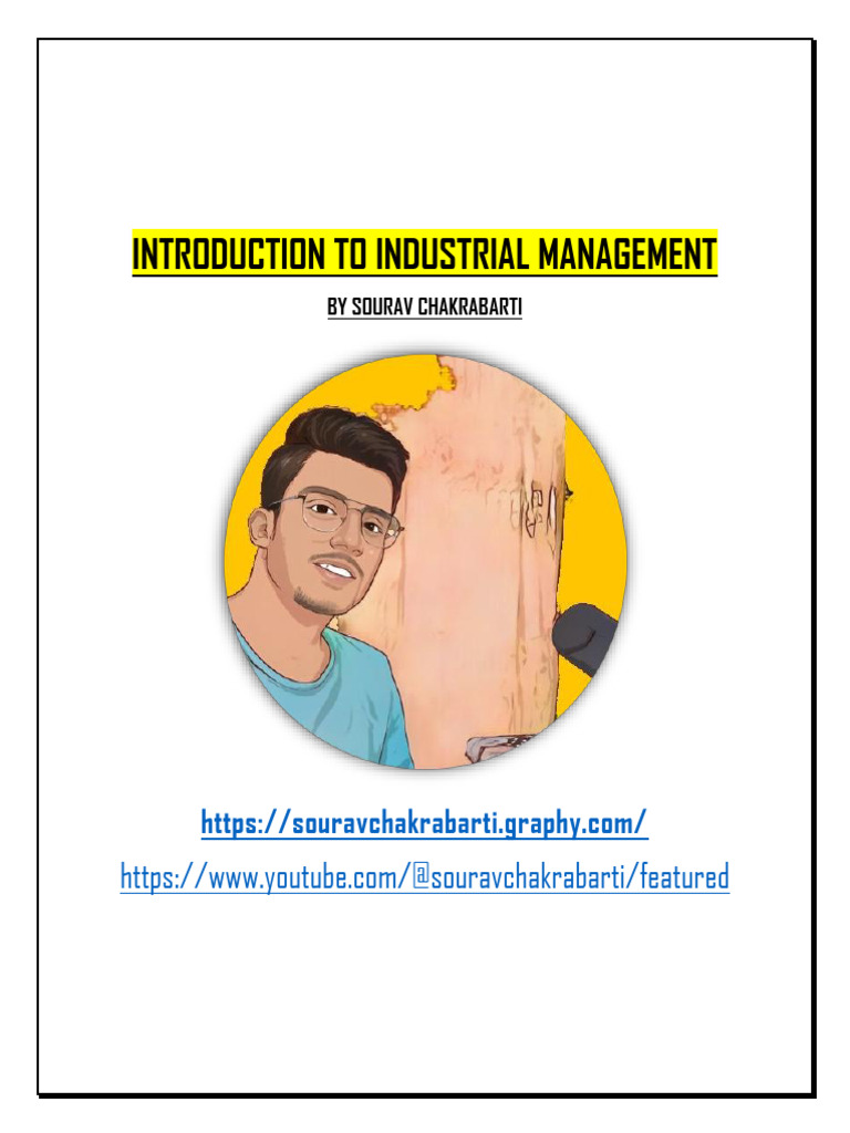 Introduction to Industrial Management 5th Sem (Pyq - 6) (1) | PDF ...