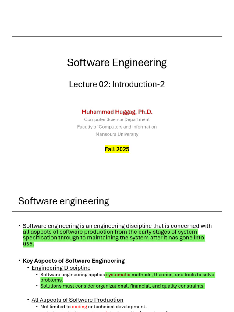 Lecture 02 | PDF | Web Application | Software
