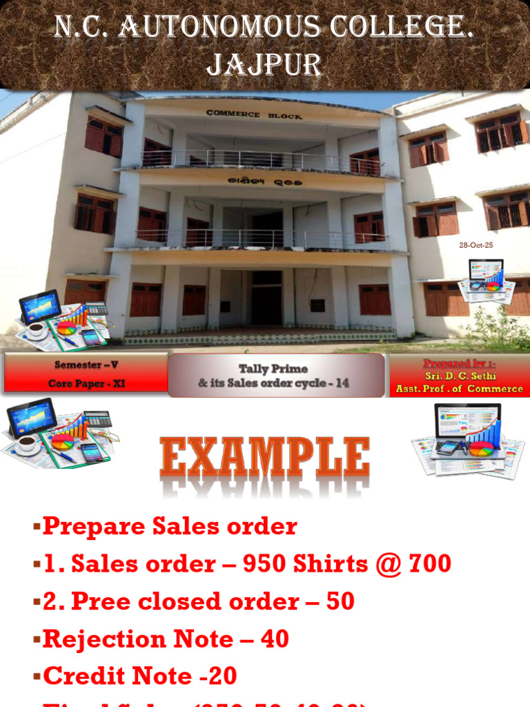 Tally Prime Sales Order Cycle Guide | PDF | Credit | Finance & Money ...