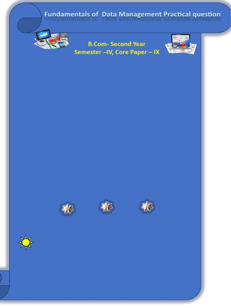 FDM Practical Questions Word, PPT & Excel | PDF