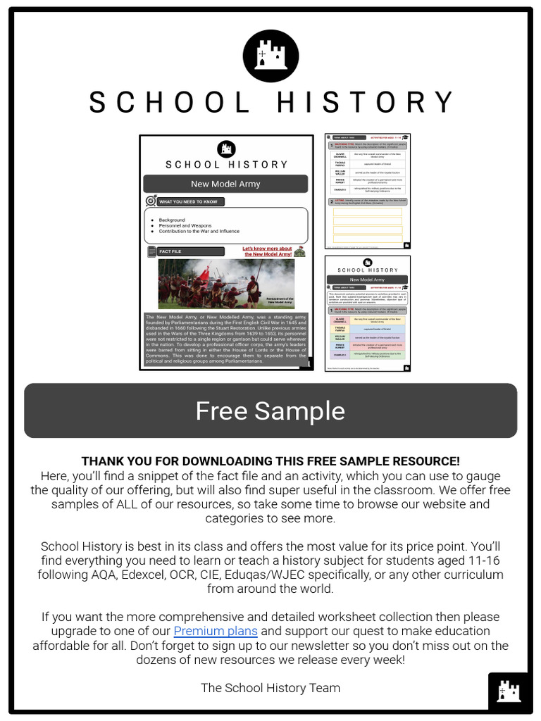 New Model Army Educational Resource | PDF | English Civil War | Wars Of ...
