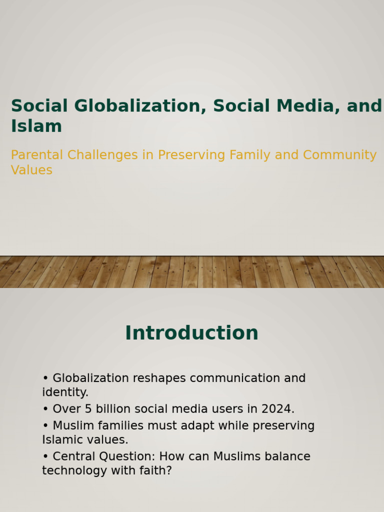 Social Globalization Islam Enhanced Presentation | PDF | God In Islam