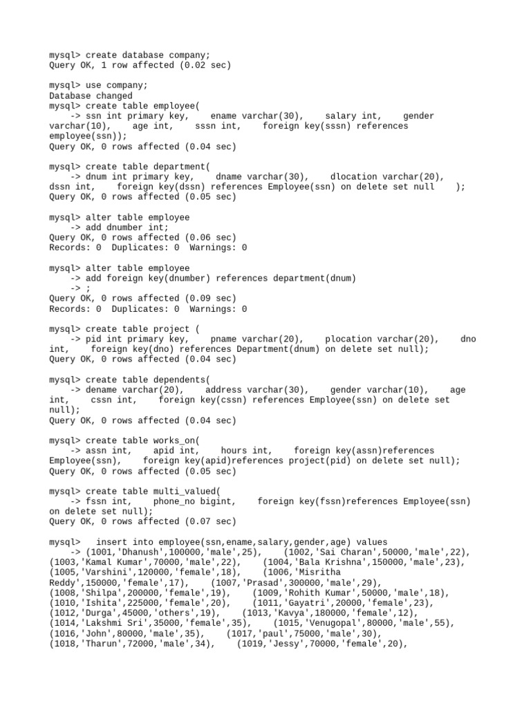 S220628 Company | PDF | Sql | Data Model