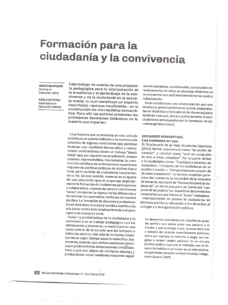Mastache y Devetac - FormacioÌ - N para La CiudadaniÌ - A y La ...