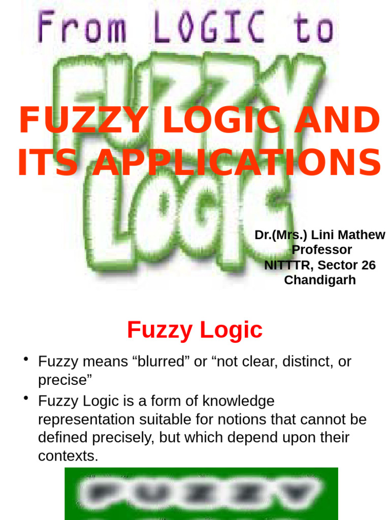 Introduction Fuzzy Logic Onelectr Copy | PDF | Fuzzy Logic | Function (Mathematics)