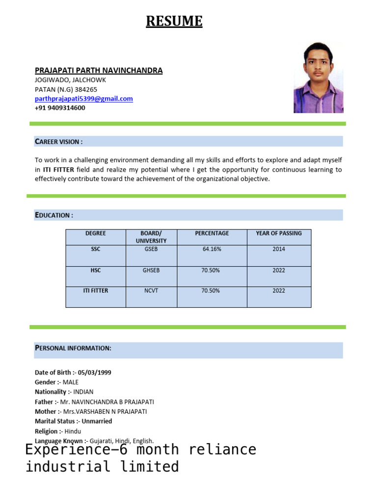 Parth Resume 1 | PDF