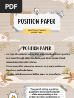 Position Paper Format Guide | PDF