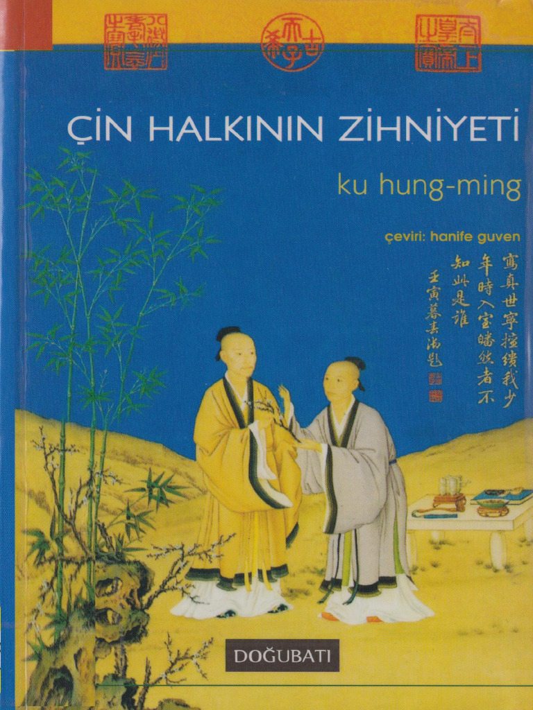 Ku Hung Ming Çin Halkının Zihniyeti Doğu Batı Yayınları | PDF