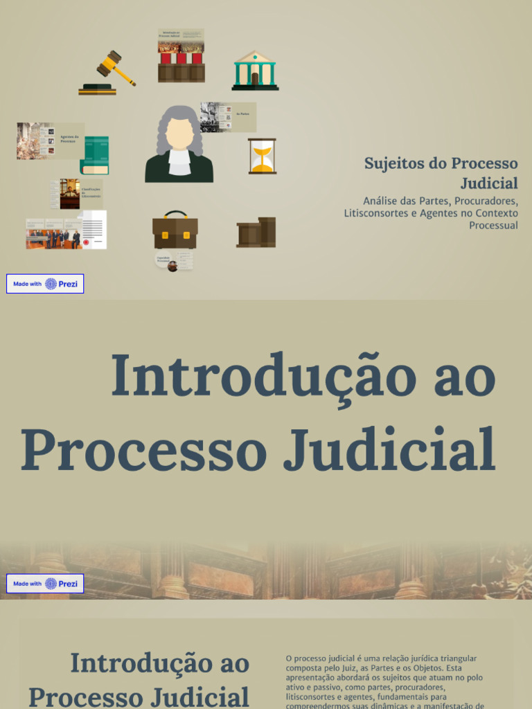Sujeitos Do Processo Judicial | PDF