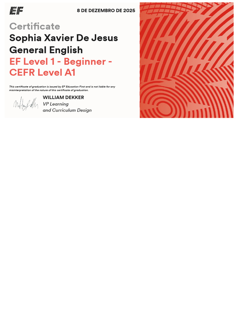 EF Level 1 - Beginner - CEFR Level A1 | PDF