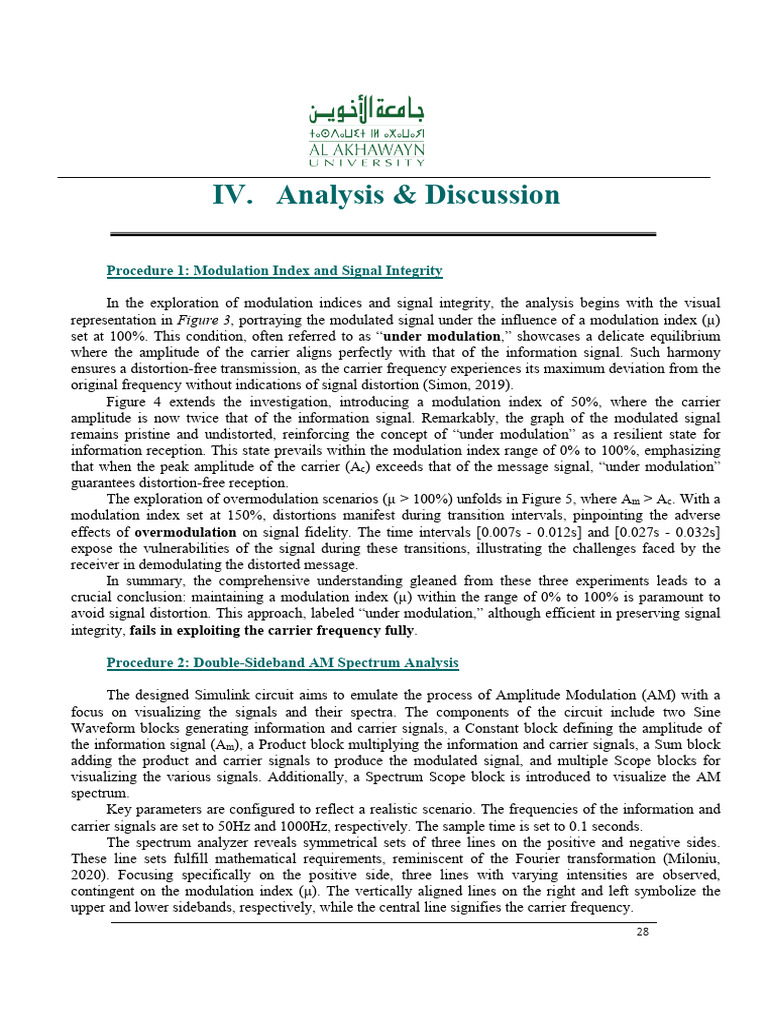 Lab Report_Khadija Salih Alj 1 (1)-28-31 | PDF | Frequency Modulation ...