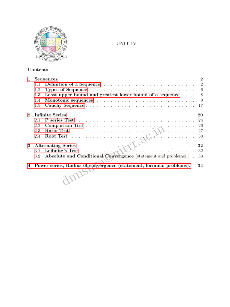 Understanding Sequences and Series Concepts | PDF