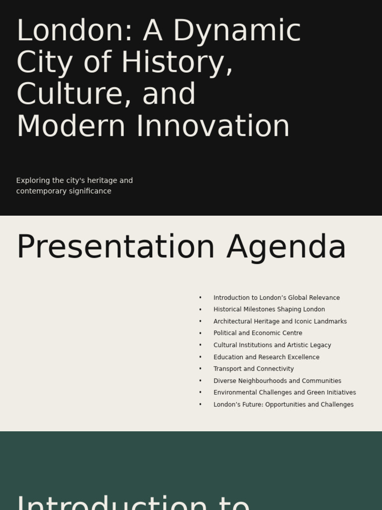 London | PDF | London | Sustainability