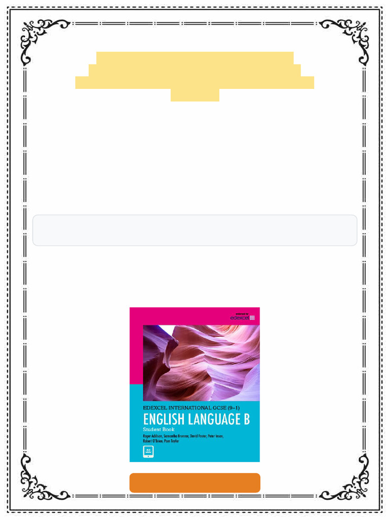 Pearson Edexcel International GCSE (9-1) English Language B Student ...
