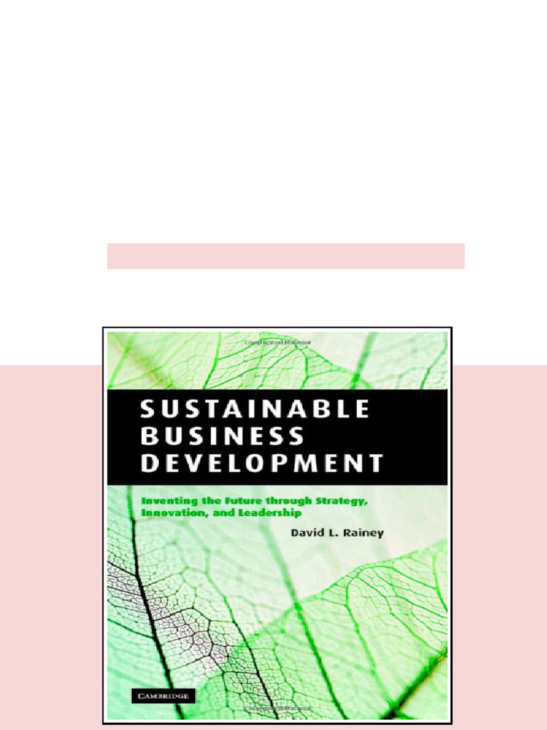 (Ebook) Sustainable Business Development: Inventing the Future Through ...