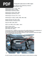 Fan Belt Adjustment and Installation Guide | PDF | Belt (Mechanical ...