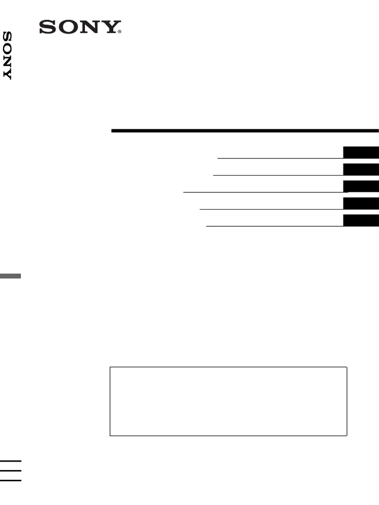 Operating Instruction XR-CA670X | PDF | Frequency Modulation | Compact ...