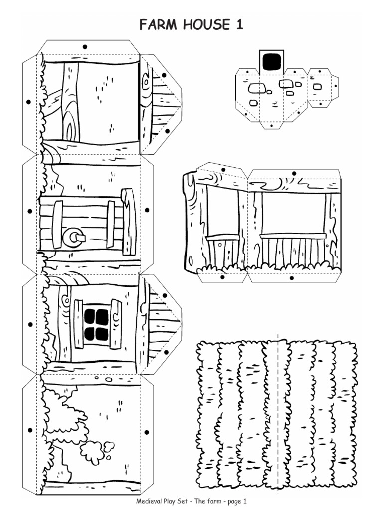 Medieval Farm b w Set 04 | PDF