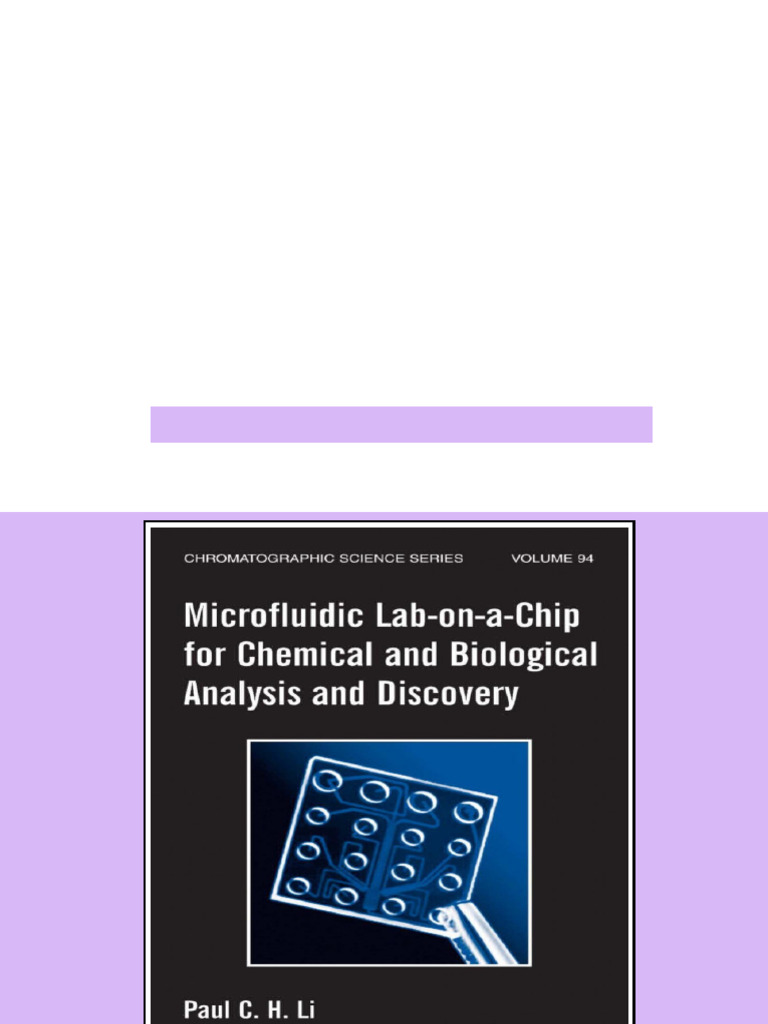 (Ebook) Microfluidic Lab-on-a-Chip for Chemical and Biological Analysis ...