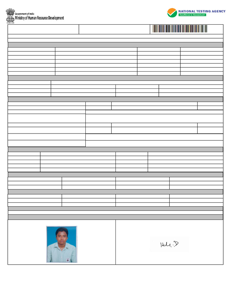JEE Main April 2019 Confirmation Page | PDF | Qualifications | Student ...