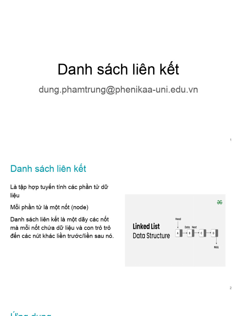 2. Slide Linked Lists | PDF
