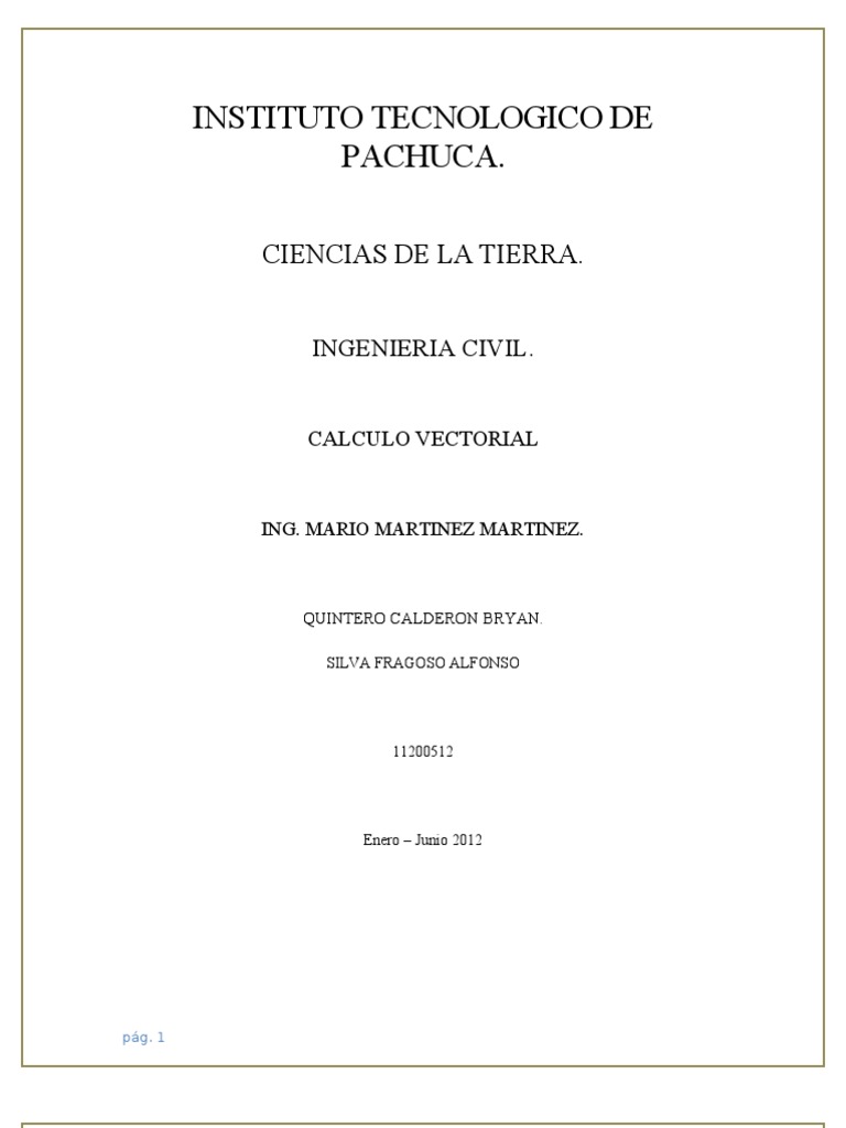 Unidad 5 Calculo Vectorial. | PDF | Integral | Vector Euclidiano