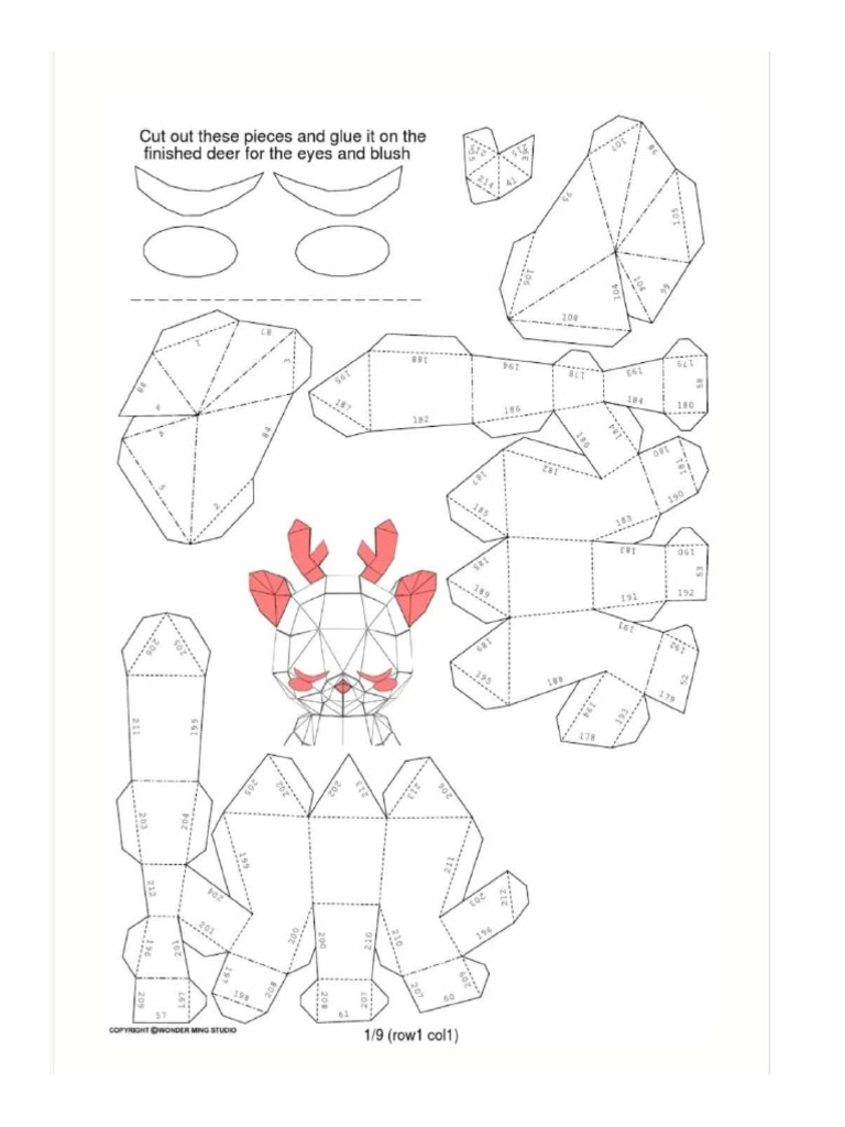 Armar Venado Carta | PDF