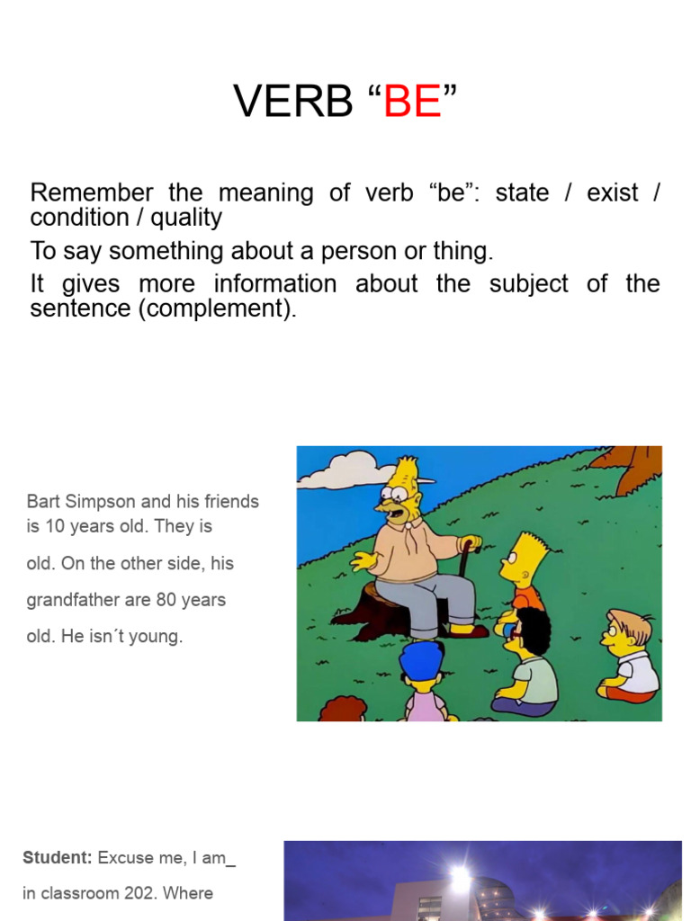 Nahomy Chuctaya - VERB "BE" | PDF