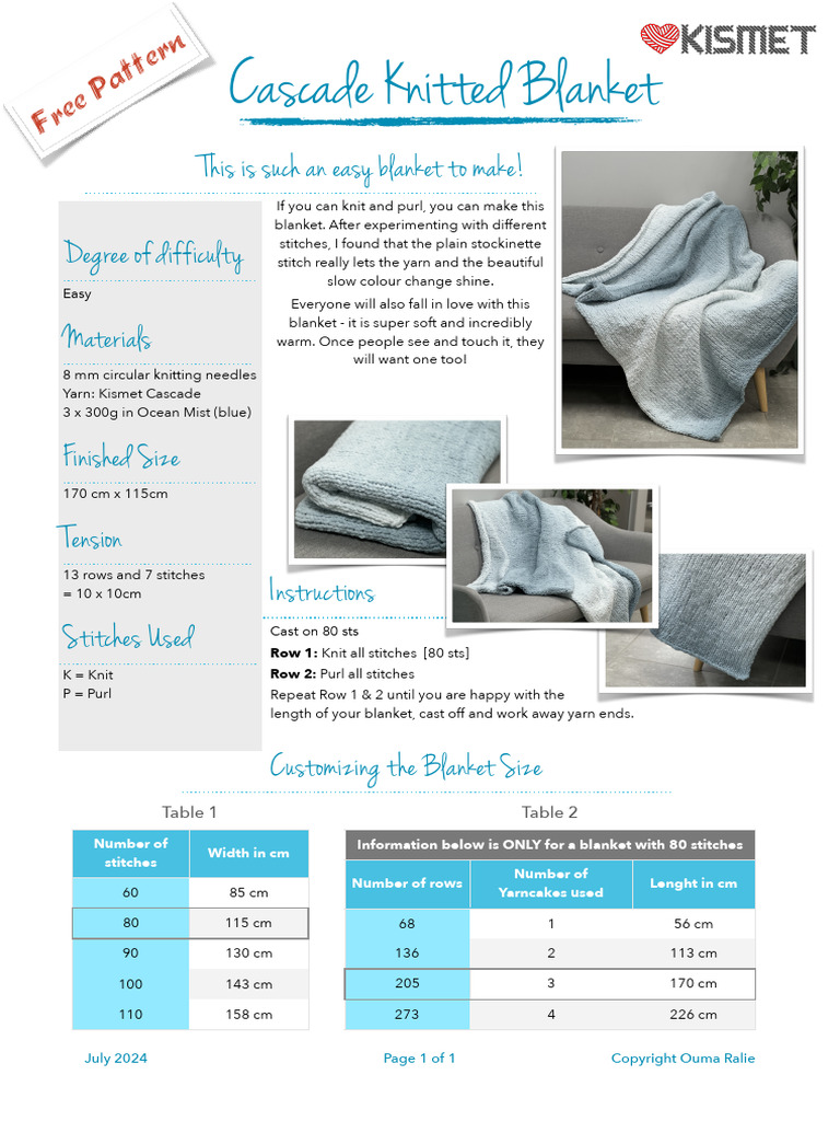 Cascade Knitting Kismet PDF | PDF | Knitting | Needlework