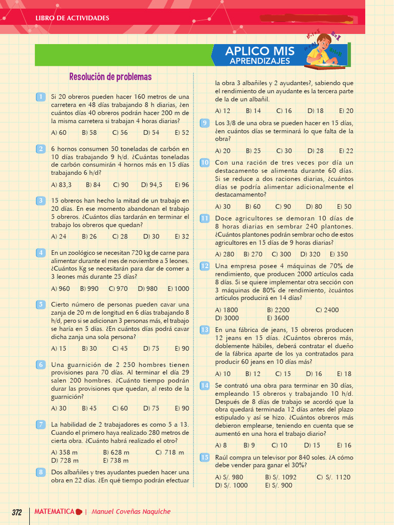 Fichas 7ma Unidad - Evaluación Dos | PDF | Porcentaje | Interés