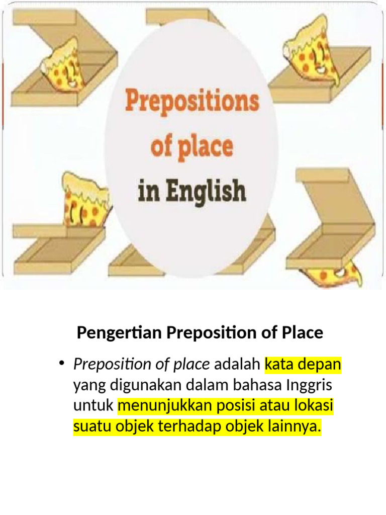 Preposition of Place | PDF