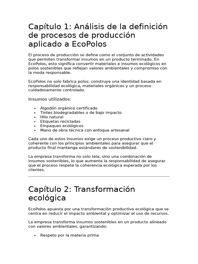 Montero Edgar Ecopolo | PDF | Sustentabilidad | Textiles