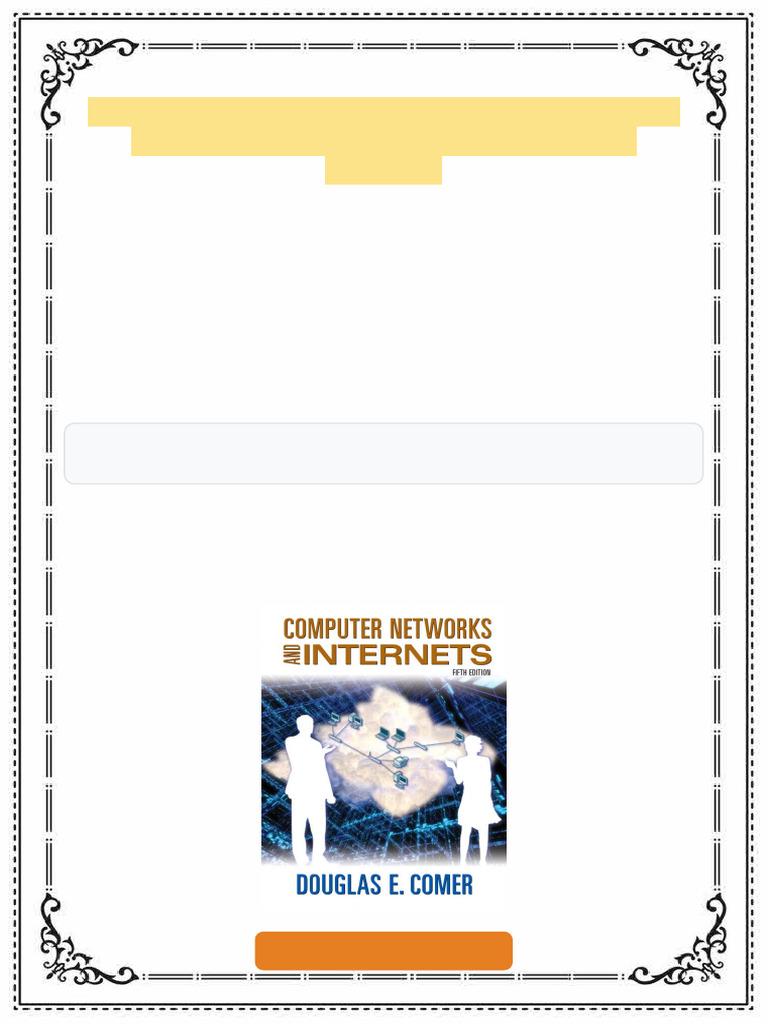 Computer Networks and Internets Fifth Edition Douglas E Comer eBook ...