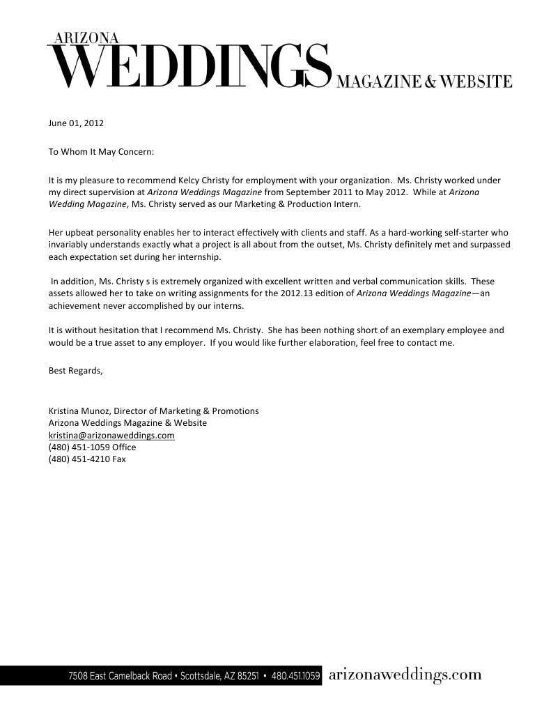 Recommendation for Kelcy Christy | PDF