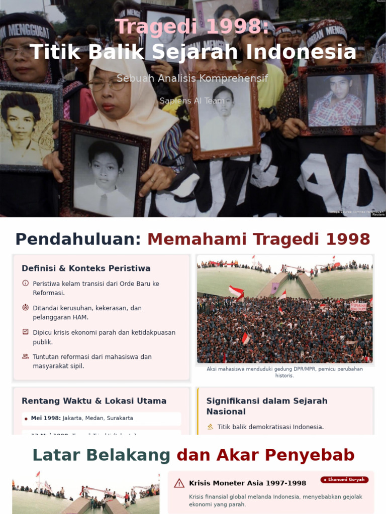 Buatkan Makalah Tragedi 1998_2025111011205 | PDF