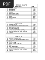 Surat City Bus Route Timetable | PDF